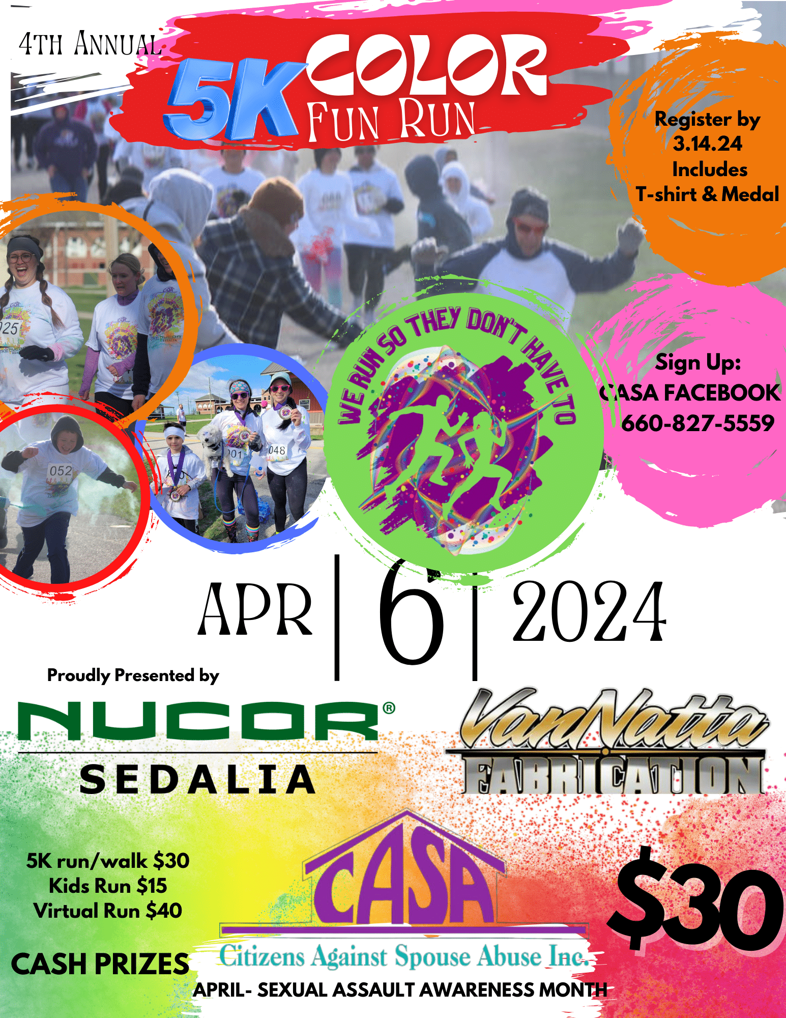 CASA’s 5K Color Fun Run and Art Exhibition - CASA